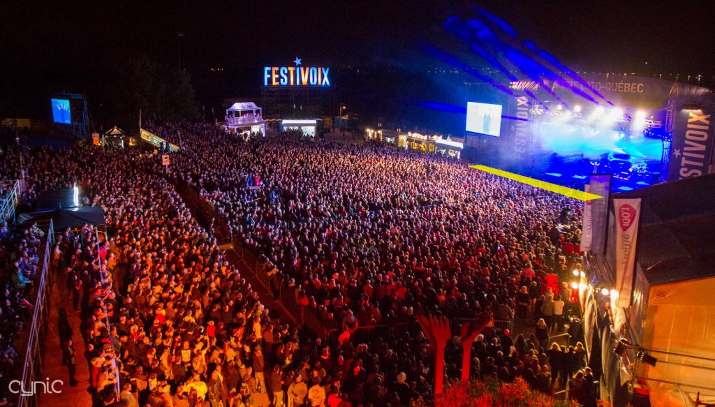 Avant-scène Aéroport de Québec - FestiVoix de Trois-Rivières