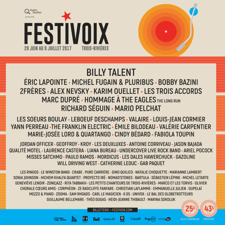 Programmations antérieures - FestiVoix de Trois-Rivières