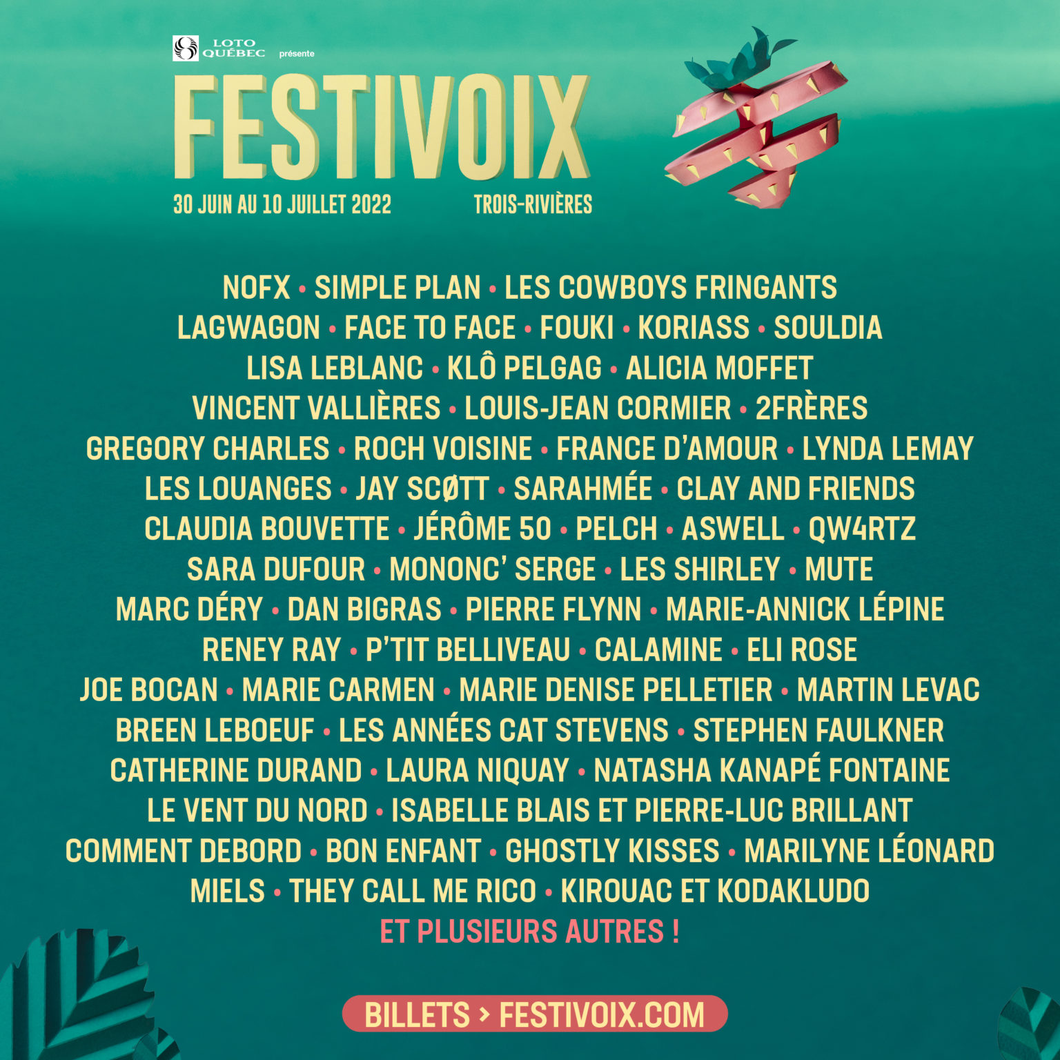 Programmations antérieures - FestiVoix de Trois-Rivières