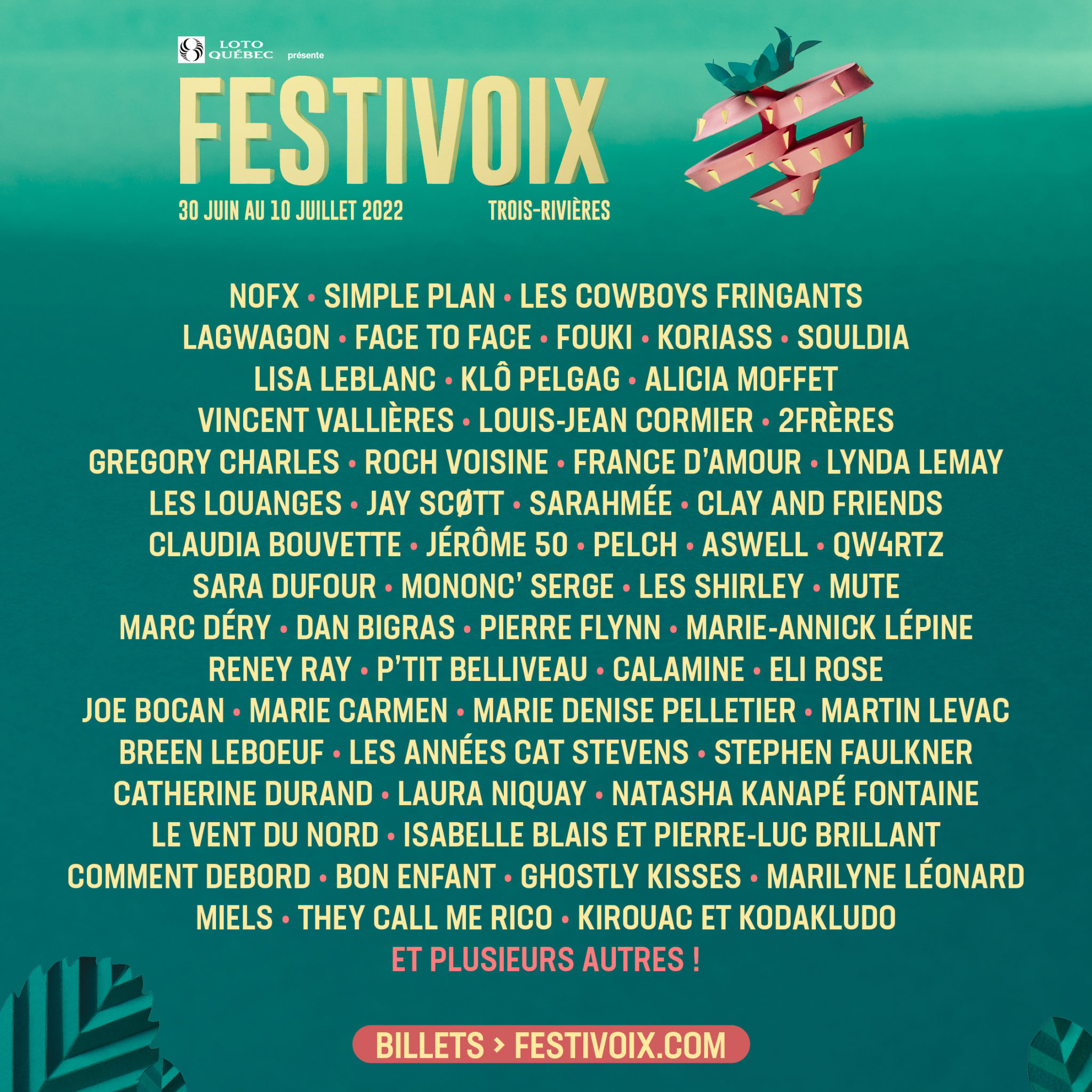 Programmations antérieures - FestiVoix de Trois-Rivières
