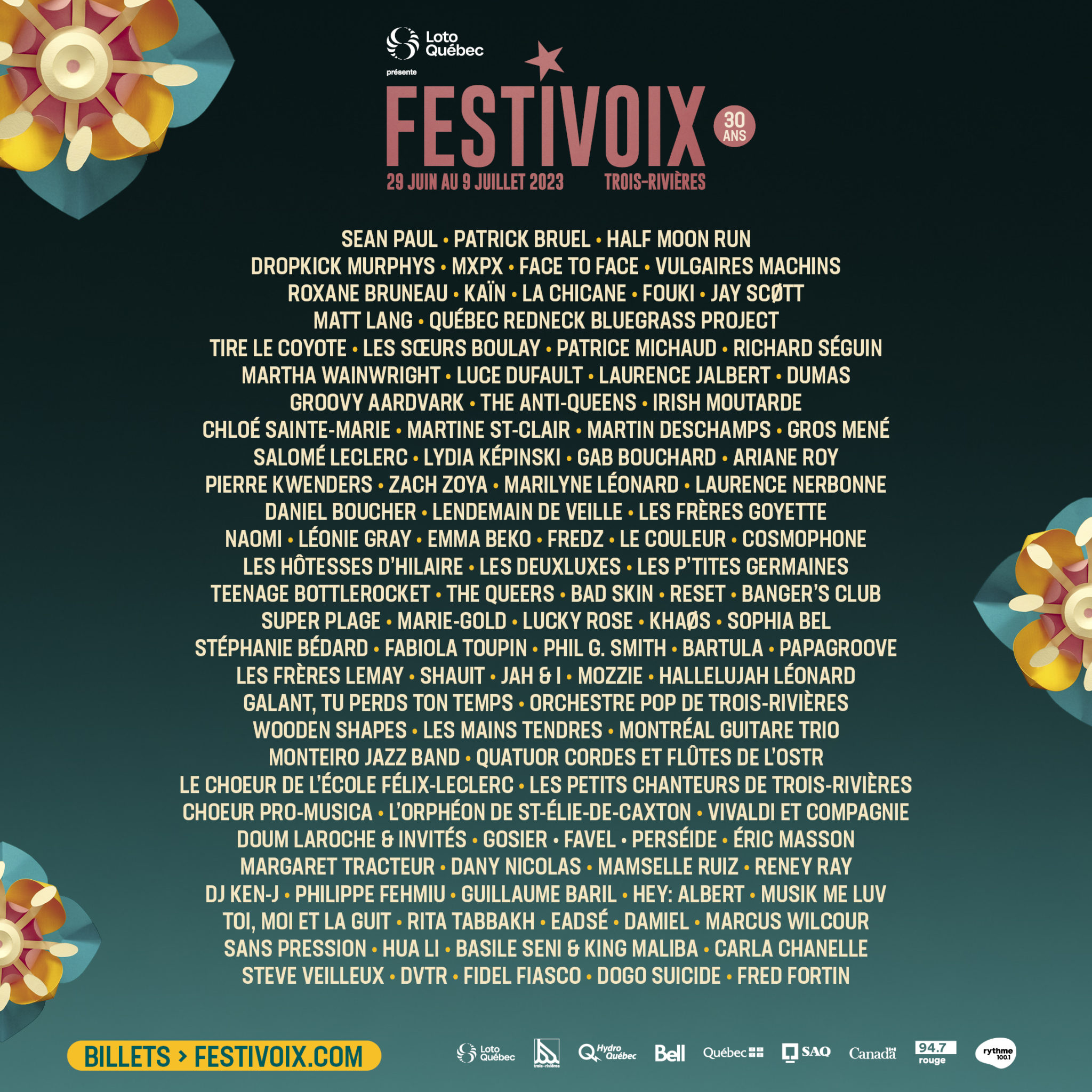 Programmations antérieures - FestiVoix de Trois-Rivières